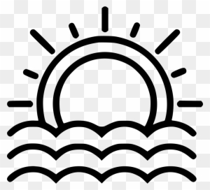 Clipart - Outline Of A Sunset - Free Transparent PNG Clipart Images ...