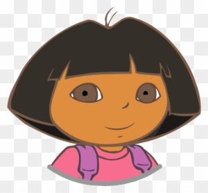 Dora The Explorer Face Clipart - Dora Photo Gallery - Free Transparent ...