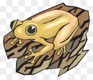 Frog On A Log - Clip Art Frog On A Log - Free Transparent PNG Clipart ...