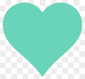 This Free Clip Arts Design Of Blue Heart - Mint Heart - Free ...
