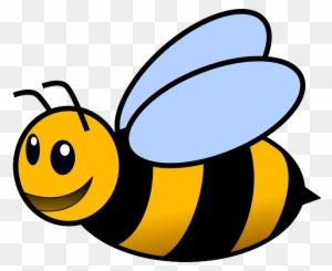 Black, Simple, Honey, Outline, Yellow, Drawing - Bee Clipart No ...