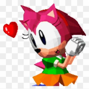 Click To Edit - Amy Rose Sonic Cd - Free Transparent PNG Clipart Images ...