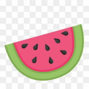 Watermelon Svg Scrapbook Cut File Cute Clipart Files - Half A ...