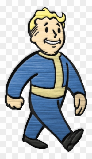 Fallout Clipart Vault Boy - Fallout Vault Boy Walking - Free ...
