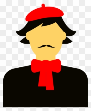 French Man Icon Art - Illustration - Free Transparent PNG Clipart ...