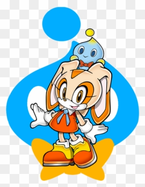 Art By Yuji Uekawa - Cream The Rabbit Sonic X - Free Transparent PNG ...