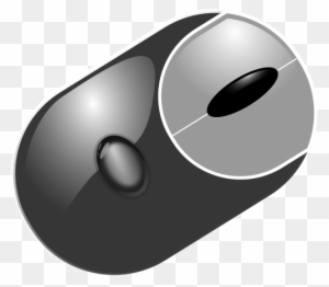 Photorealistic Grayscale Computer Mouse Vector Clip - Cartoon Computer ...