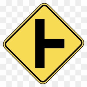 Back To Orion's Us Road Signs - T Junction Sign - Free Transparent PNG ...