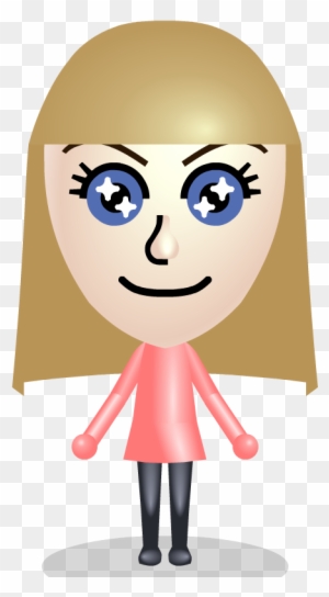 Abby Mii - Mii Character Png - Free Transparent PNG Clipart Images Download