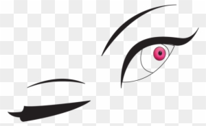 Purple Eyes Smile Wink - Anime Girl Eyes Winking - Free Transparent PNG ...