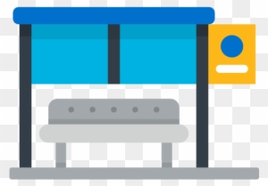 Bus Stop Free Icon - Bus Stand Png - Full Size PNG Clipart Images Download