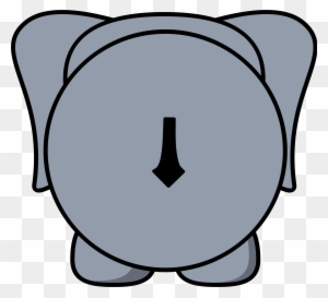 Elephant Front And Back - Free Transparent PNG Clipart Images Download