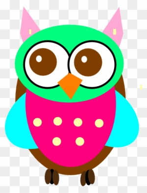 Colorful Owl Clip Art