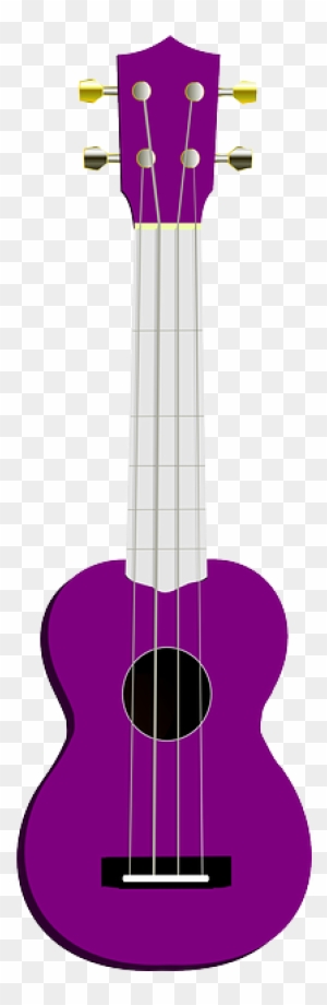 Guitar, Acoustic Guitar, Lilac, Violet - Ukulele Clip Art - Free ...