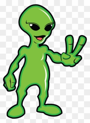 Fantasy Sci-fi Aliens And Outer Space Green - Alien Clip Art - Free ...