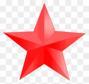 Red Star Png - 4 Inch Star Template - Free Transparent PNG Clipart ...