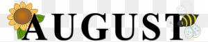 August, Transparent PNG Clipart Images Free Download - ClipartMax