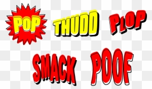 Comic Book Sound Effect No Background - Comic Book Sound Effects - Free ...