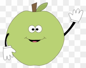Green Apple Waving Clip Art Green Apple Waving Image - Waving Apple Gif ...