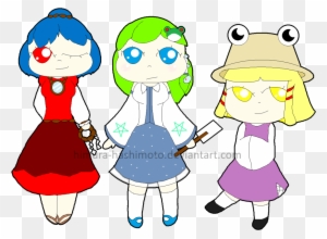 The Moriya Shrine Crew By Flowering-yaksha - Yōkai - Free Transparent ...