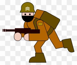 Vector Clip Art Of Two Soldiers Public Domain Vectors - World War One ...