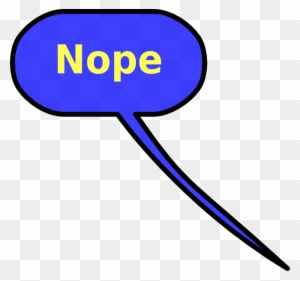 Nope Clipart, Transparent PNG Clipart Images Free Download - ClipartMax