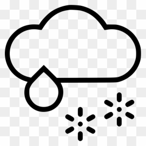 Cloud Rain Snow Wintry Mix Comments - Icon - Free Transparent PNG ...