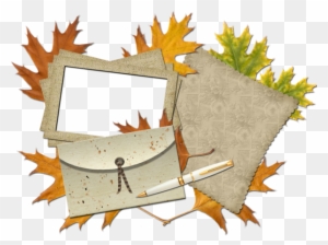 Maple Leaves Frame By Flashtuchka - Leaf Frame Png - Free Transparent ...