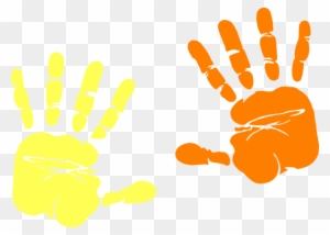 Hand Print Clip Art At Clker Com Vector Clip Art Online - Hand Print ...