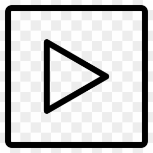 Up Arrow Of Triangular Shape Inside A Square Outline - Square With A ...