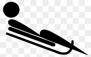 Sports Symbol, Sport, Cartoon, Symbols, Ice, Winter, - Luge Clipart ...