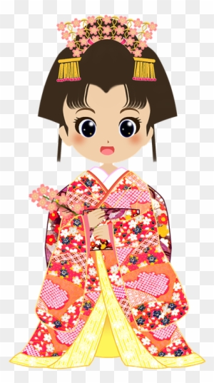 Japanese Doll Clipart 8, Buy Clip Art - Japanese Girl Cartoon Png ...
