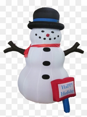 20 Foot Inflatable Snowman - Inflatable Snowman - Free Transparent PNG ...