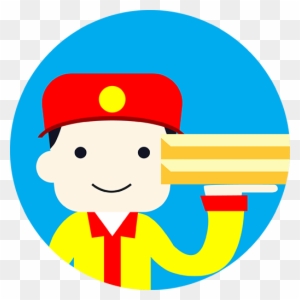 Pizza Lunch Program - Delivery Man - Free Transparent PNG Clipart ...