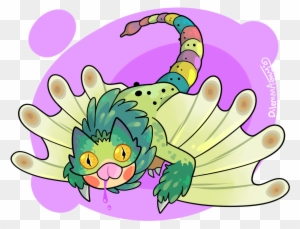 Its Da Pukei Pukei This Cute Cat Chameleon Dragon Birb - Monster Hunter ...