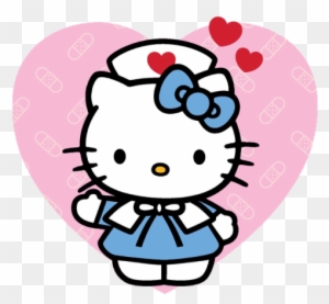 Nurse Hello Kitty Coloring Pages