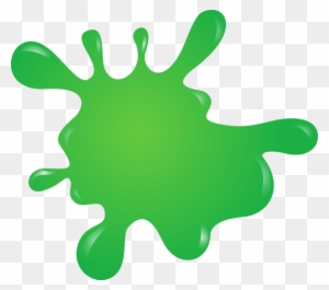 Colour Splash Stickers - Green Paint Splodge - Free Transparent PNG ...