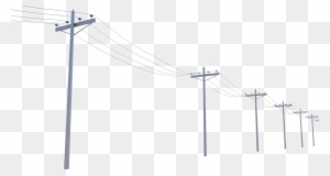 Utility Pole Clipart - Electricity Pole Png - Free Transparent PNG ...