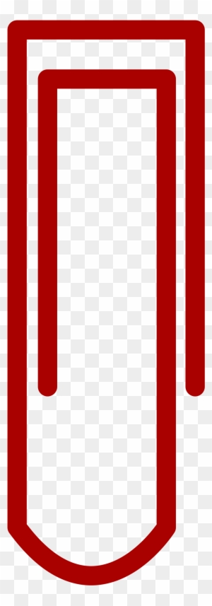 Paperclip2 Red - Paper Clip Red Png - Full Size PNG Clipart Images Download