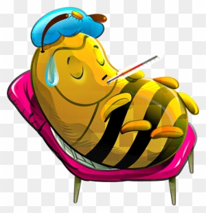Sick Clipart Bee - Sick Bee Clipart - Free Transparent PNG Clipart ...