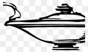 Genie Lamp Clipart Knowledge Pencil And In Color Genie - Aladdin Genie ...