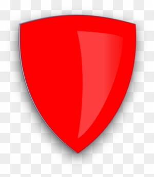 Shield-red Clip Art At Clker - Red Shield Logo Vector - Free ...