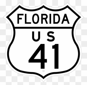 Us 41 Florida - Florida Us 41 Sign - Free Transparent PNG Clipart ...