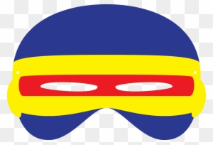 Foam Mask Superhero Templates Cyclops - Mask - Free Transparent PNG ...