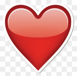 Heart Love Red Whatsapp Emoji Emotion Emotions - Big Heart Emoji - Full ...