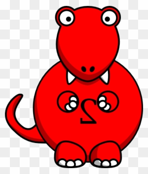 Big Eye Dinosaur Clip Art At Clker - Tea Rex Dinosaur Shower Curtain ...