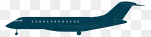 Global 6000 Side View - Bombardier Global 7500 - Free Transparent PNG ...