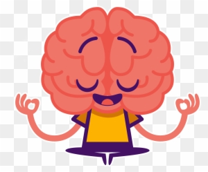 Brain Brainstorming Character Smart Think - Cartoon Brain Transparent ...