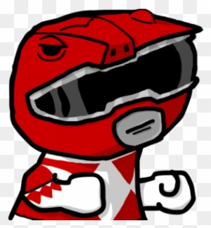Red Power Ranger By Dereklatondre - Fsjal Template - Free Transparent ...