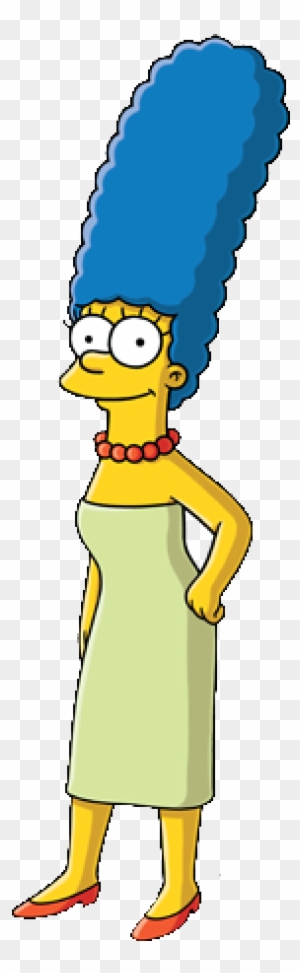 The Simpsons Clip Art - Marge Simpson Cardboard Cutout - Free ...